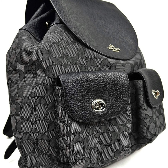 Coach | Bags | Coach F54795 Billie Backpack Signature Jacquard | Poshmark